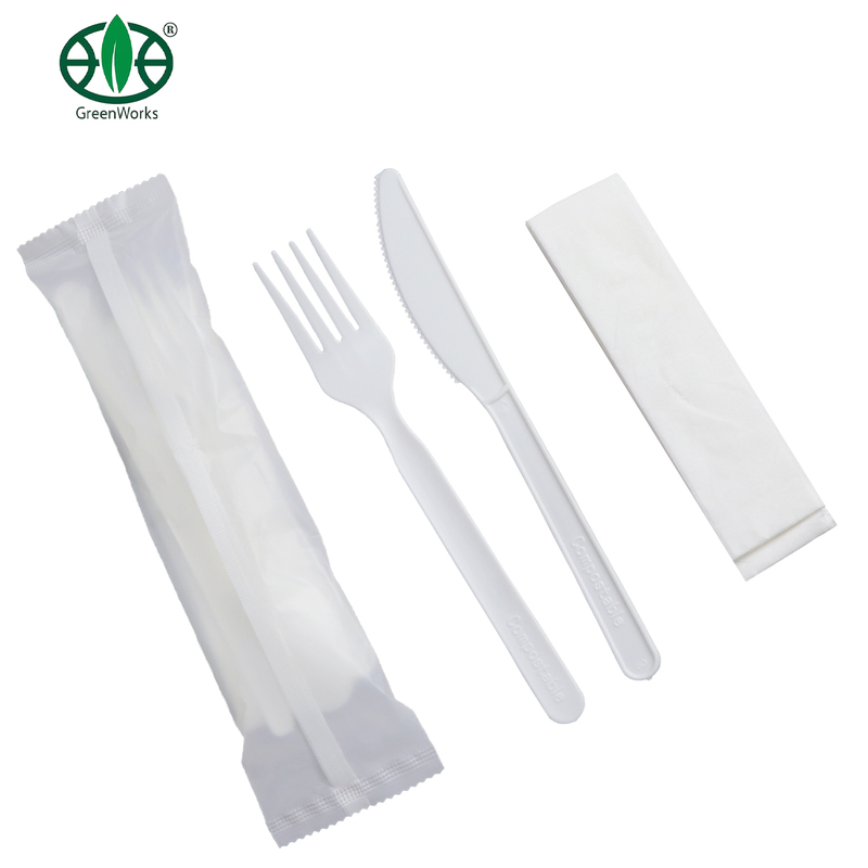 GreenWorks HJ-PLA-13(CWN) 100% Compostable CPLA 7" Heavyweight Disposable Biodegradable ...